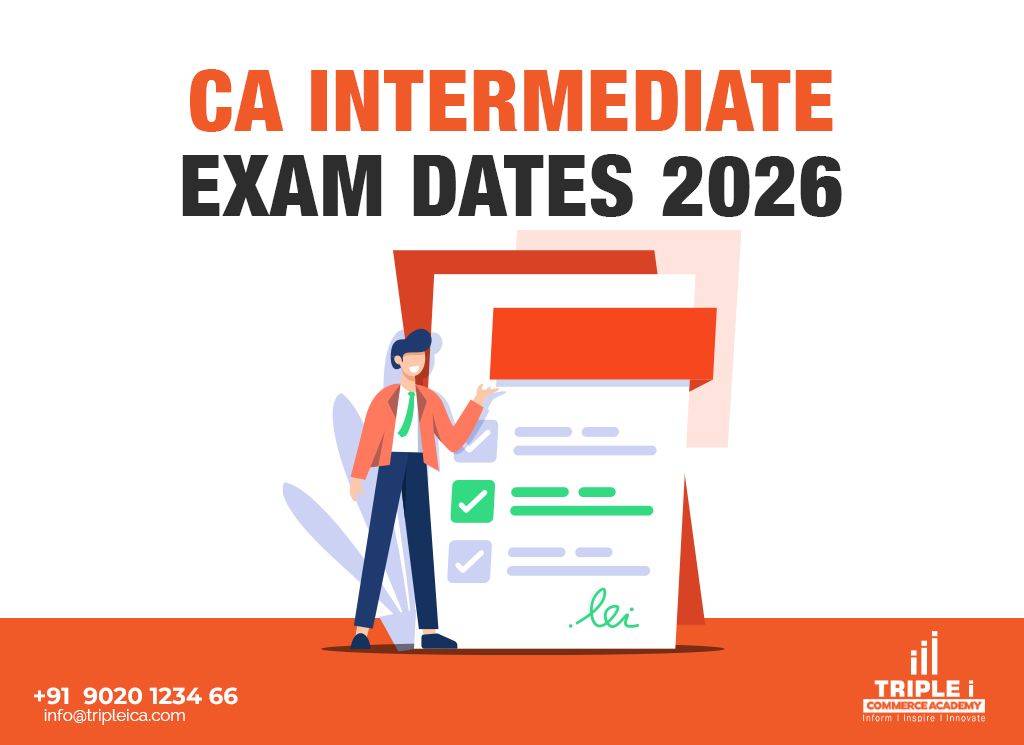 CA Intermediate Dates 2026: May Exam Timetable